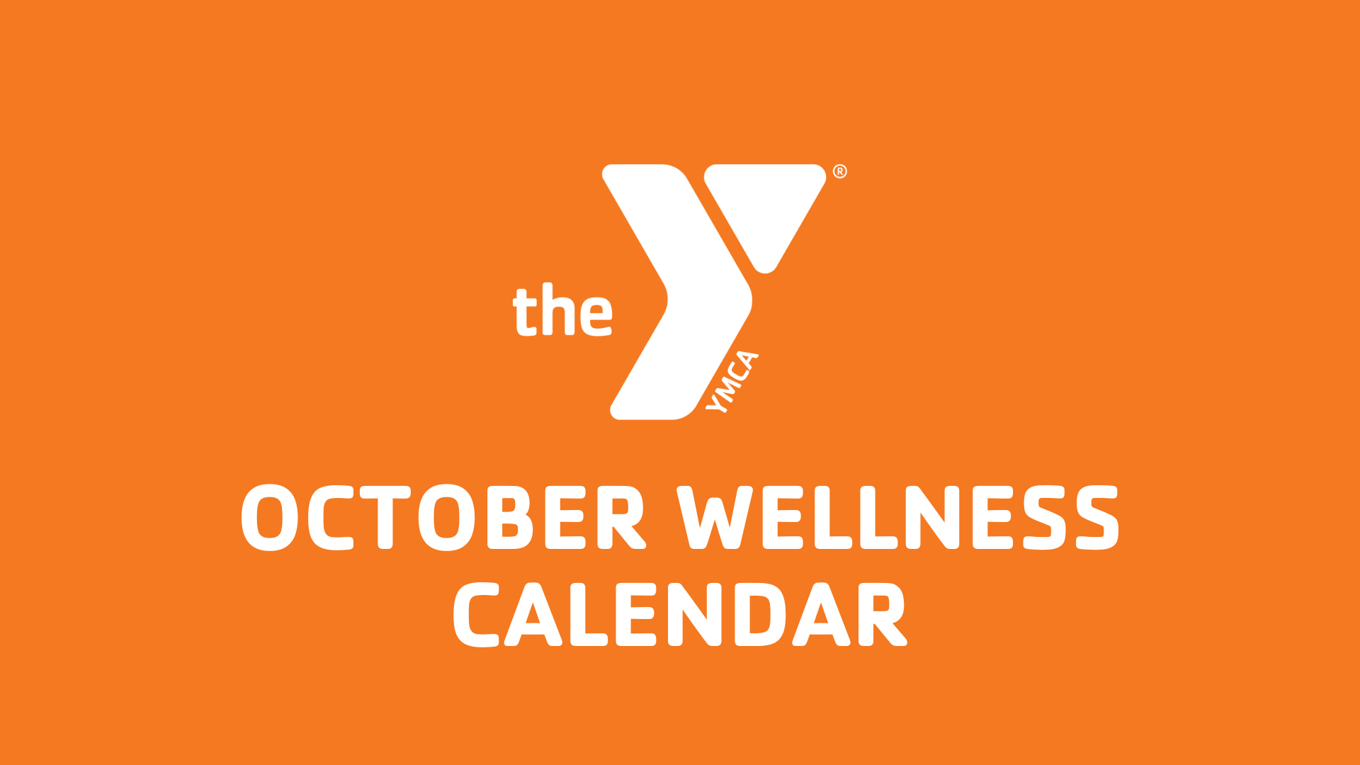 October Wellness Calendar – YMCA of Greater Erie