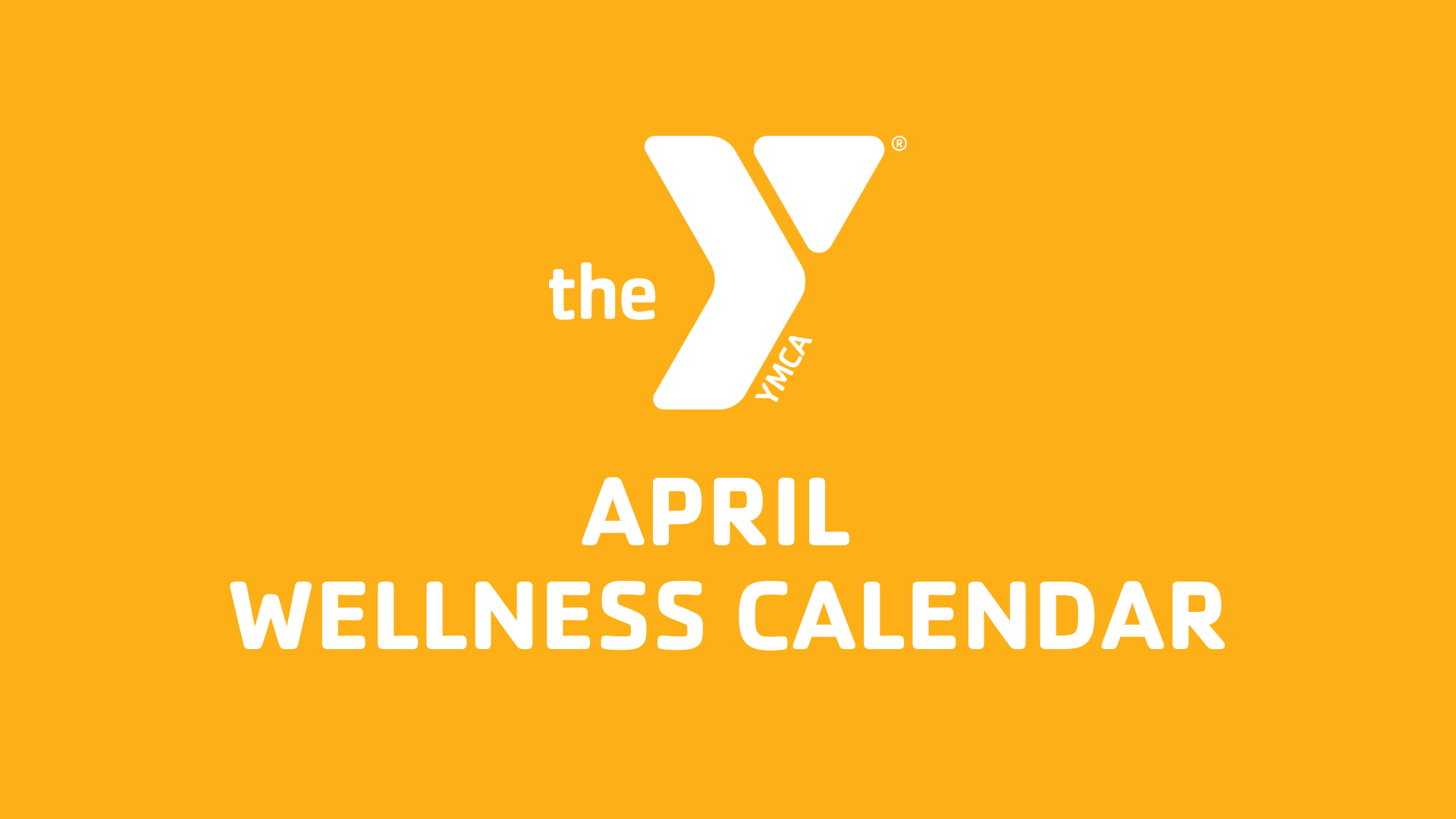April Wellness Calendar – YMCA of Greater Erie